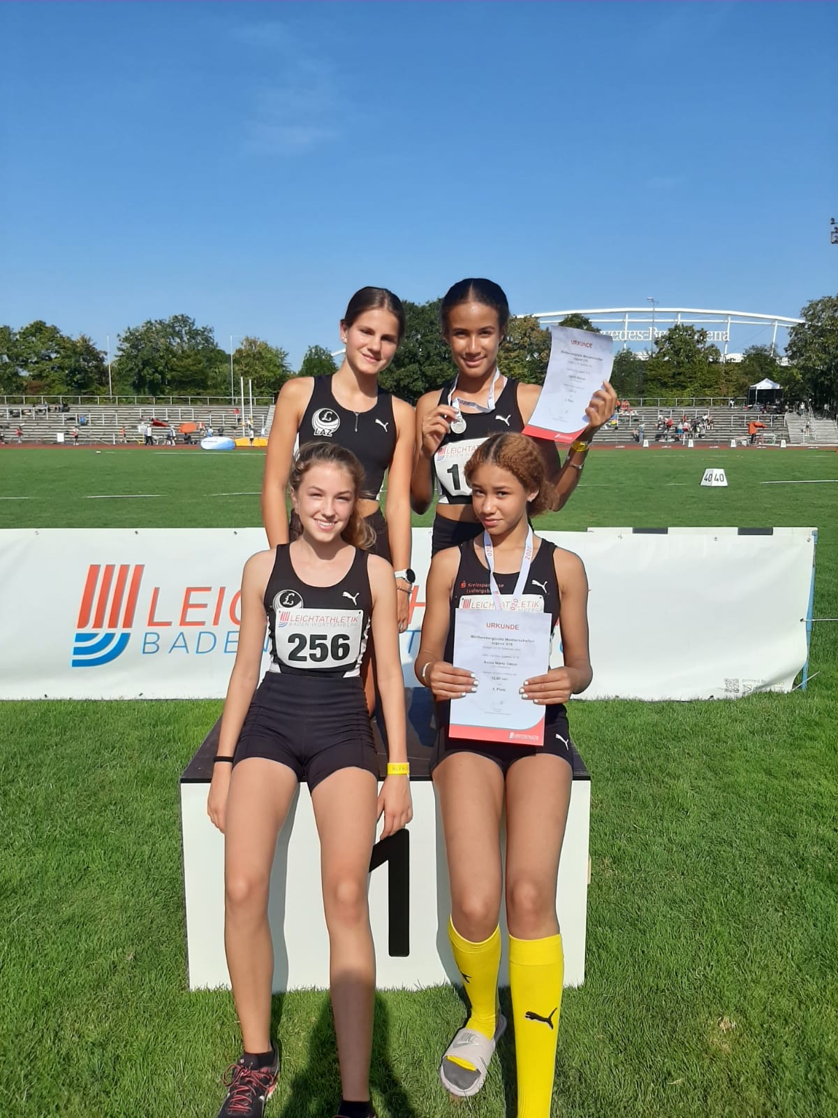 LAZ Staffelgold beim Saisonfinale der U16 - LAZ Ludwigsburg